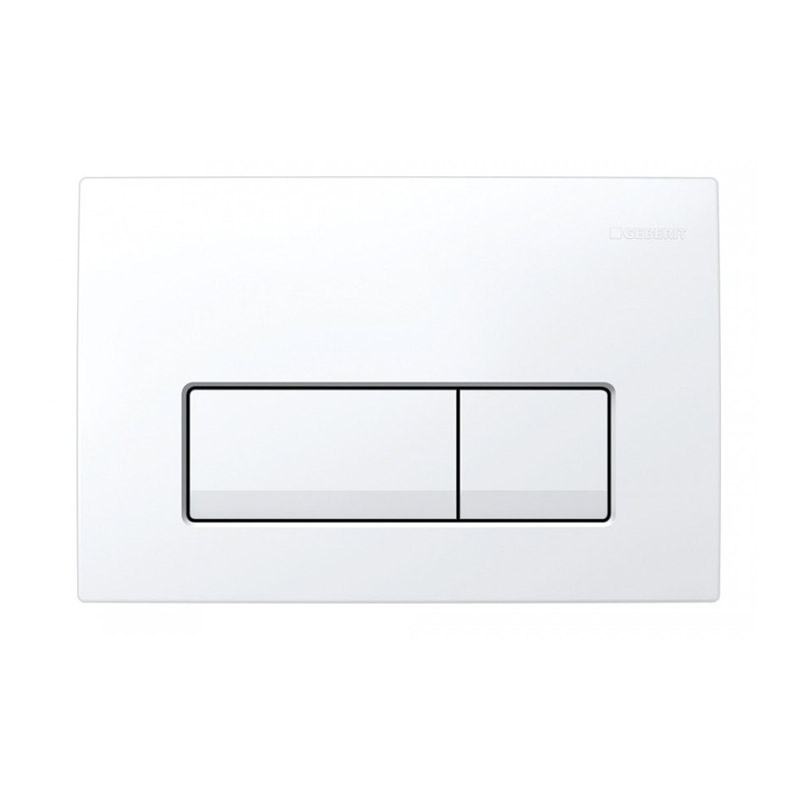Geberit tipka Delta 51 alpsko bela | Diplon Kupatila