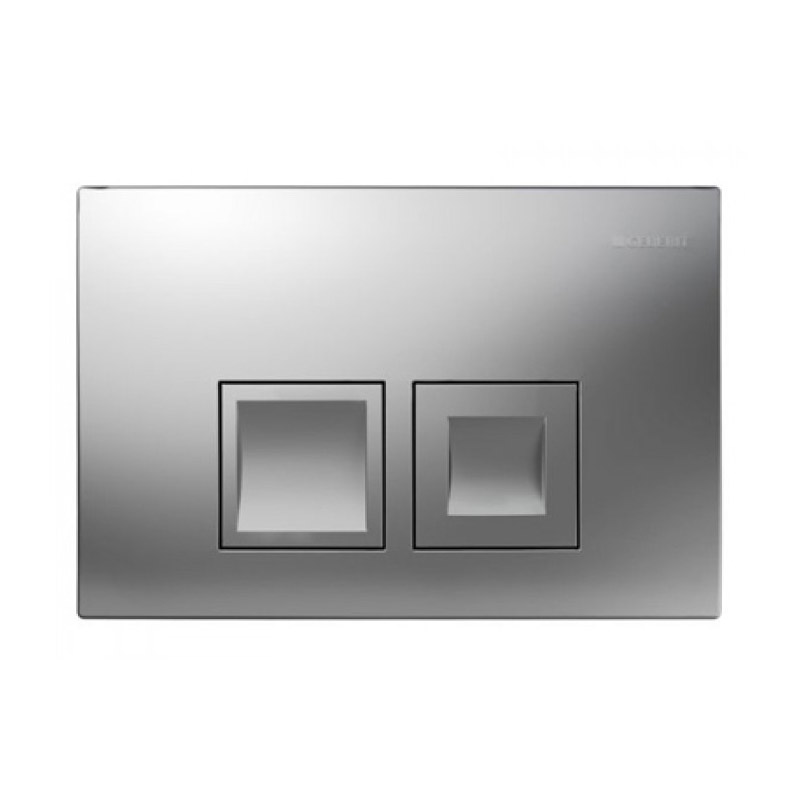 Geberit tipka Delta 50 mat hrom | Diplon Kupatila