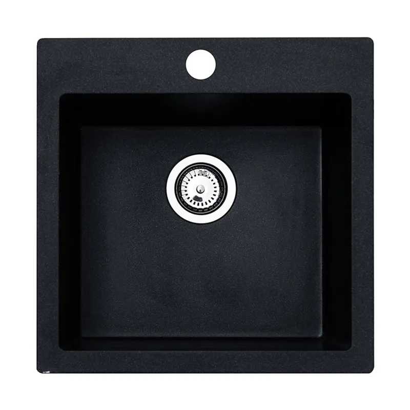 Granitna sudopera XAtos 50 crna | Diplon Kupatila