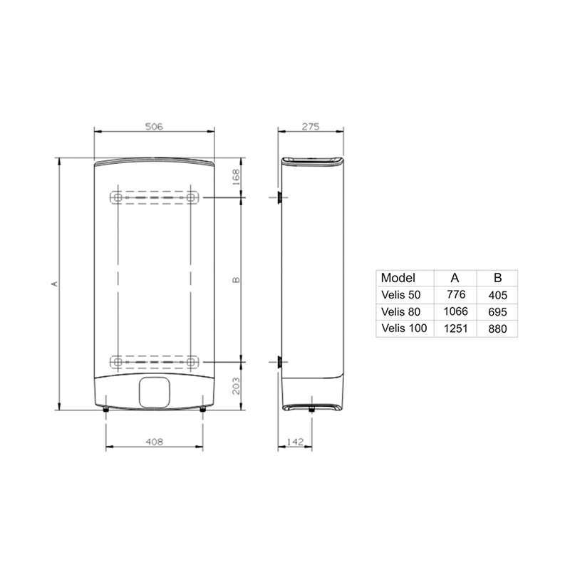 Ariston Velis EVO 100l | Diplon Kupatila